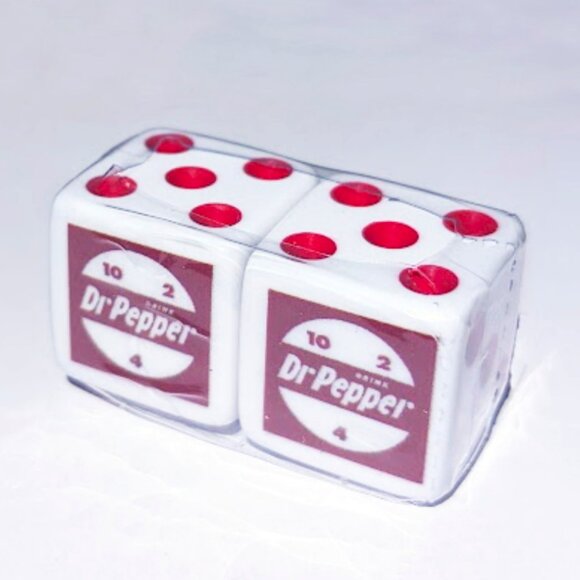 Games | Dr Pepper Dice Pair Set Collectible Board Game Night Rare ...
